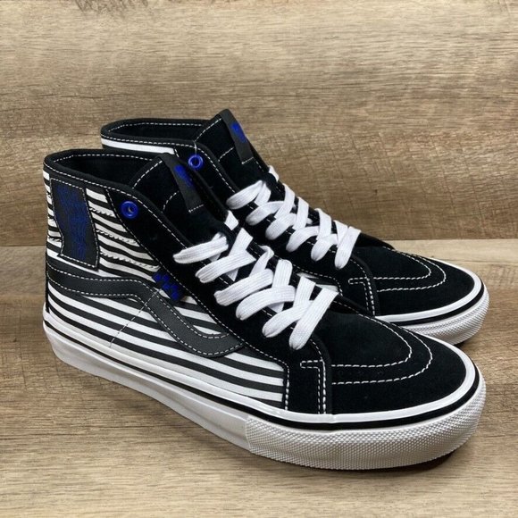 Vans | Shoes | Vans Skate Sk8hi Decon Breana Geering Black White ...